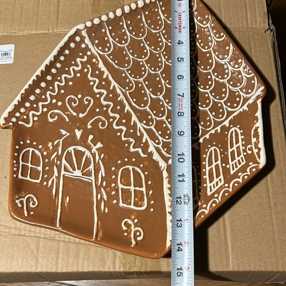 Pottery Barn | Holiday | Pottery Barn Gingerbread House Serving Platter ...